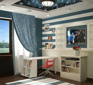 15 Modern Ideas for Room Decorating with Horizontal Stripes