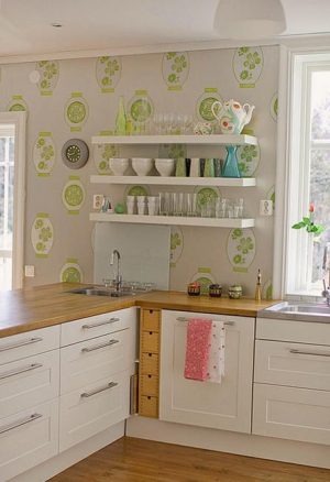 Modern Wallpaper for Small Kitchens, Beautiful Kitchen Design and Decor ...