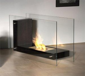 25 Spectacular Glass Fireplaces Offering Unobstracted Views of Flame