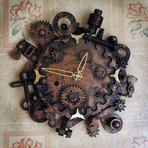 30 Funky Wall Clock Design Ideas Personalizing Interior Decorating with ...