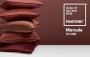 Marsala Wine Bedroom Colors, Modern Bedroom Decorating with Dark Red Color