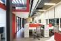 European Office Design Ideas, Creative Elements and Bright Interior Colors