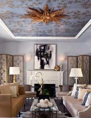 How to Use Dark Color for Unique Ceiling Designs