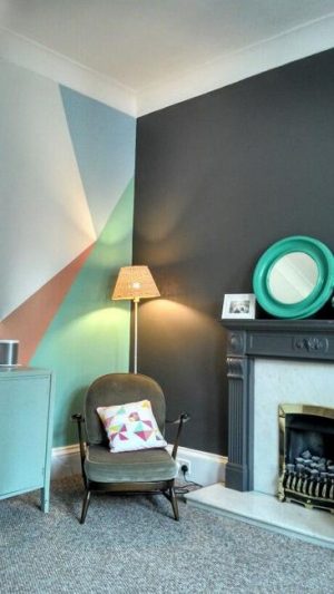 Geometric Objects and Decoration Patterns in Modern Living Room Designs