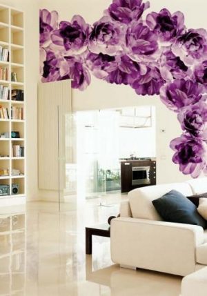 25 Ideas for Spring Decorating with Flowers on Walls