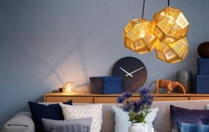 Modern Interior Design with Symbolic Geometric Shapes and Forms