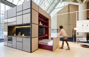 Compact Home in One Cube for Small Spaces