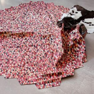 Wooden Textiles in Origami Designs to Celebrate Geometric Trends in ...