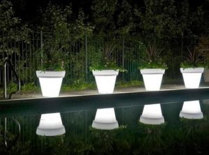 Night Yard Landscaping with Outdoor Lights, 25 Beautiful Lighting Ideas