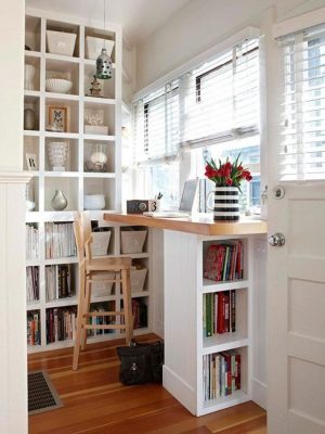 22 Space Saving Ideas for Small Home Office Storage