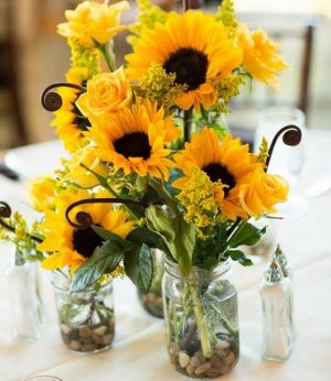 25 Creative Floral Designs with Sunflowers, Sunny Summer Table ...