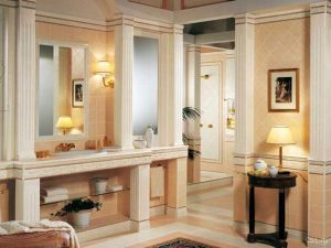 Modern Interior Design with Decorative Pilasters Adding Classic Chic to ...