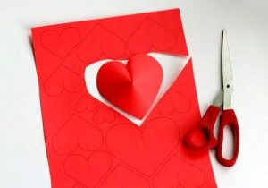 3d Hearts Decorations and Gift Boxes, Valentines Day Paper Crafts for ...