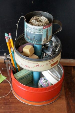 Fresh Green Ideas to Recycle Metal Cans and Improve Home Organization
