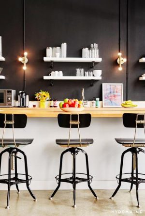 Peninsula Kitchen Designs with Integrated High Seating Areas and Bar ...