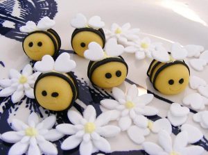 Sweet Cake Decoration with Marzipan Fruits, Flowers, and Fun Designs