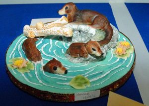 Sweet Cake Decoration with Marzipan Fruits, Flowers, and Fun Designs