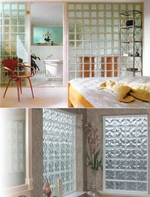Glass Block Walls for Bright and Modern Bathroom Design