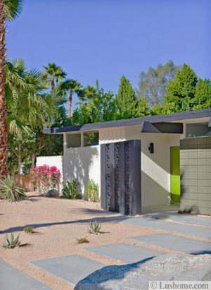 Geometric Patterns of Screen Blocks Beautifully Decorating Mid Century ...