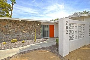 Geometric Patterns of Screen Blocks Beautifully Decorating Mid Century ...