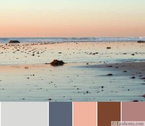 Grayish Blue and Pink Color Scheme for Beautiful Interior Design in ...