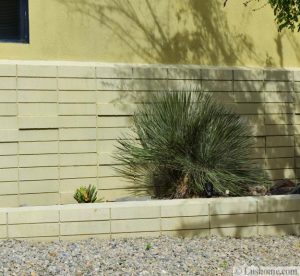 Mid Century Modern Block Wall Designs Showing off Geometric Shadow Patterns