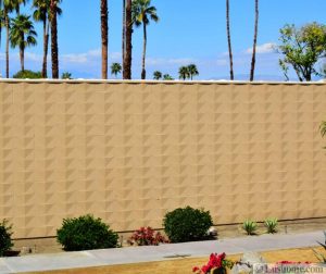 Mid Century Modern Block Wall Designs Showing off Geometric Shadow Patterns