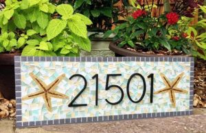 Original House Number Signs to Personalize Facade and Increase Curb Appeal