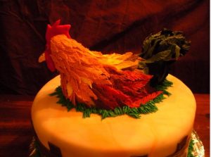 Dazzling Cake Decoration Ideas Inviting Roosters To Take Center Stage