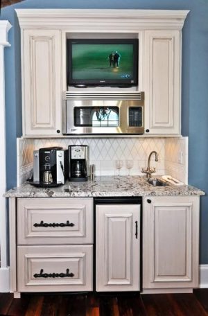Small Home Bar Ideas Maximizing Wall Niche Space