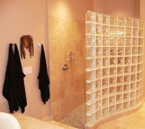 Custom Glass Block Shower Designs Add Beautiful Curves to Modern Bathrooms