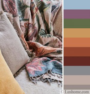 Gorgeous Interior Color Schemes, Fall Botanical Collection by Zara Home