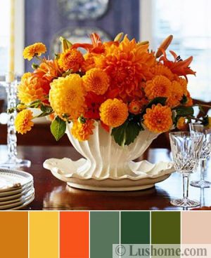 Stylish Orange Color Schemes for Vibrant Fall Decorating