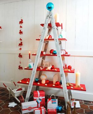 Alternative Christmas Tree Designs Turning Step Ladders into Fun ...