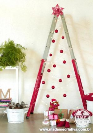 Alternative Christmas Tree Designs Turning Step Ladders into Fun ...