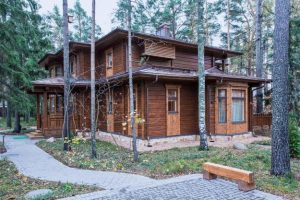 Modern Houses Surrounded by Trees, Architectural Appeal and Health ...