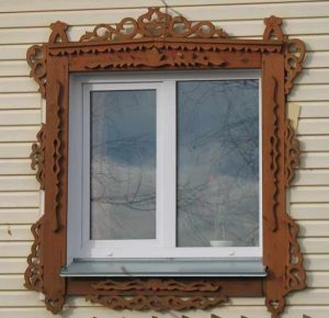 Decorative Wooden Windows, House Exteriors in Traditional Russian Style
