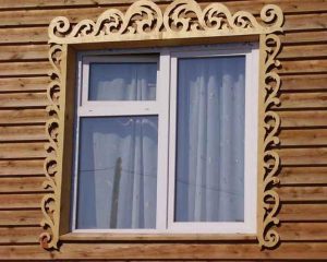 Decorative Wooden Windows, House Exteriors in Traditional Russian Style