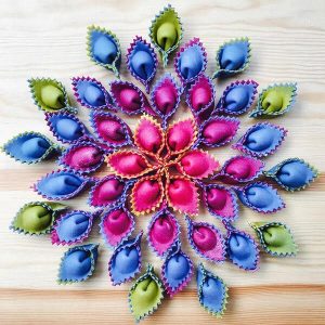 Rainbow Pasta, Colorful Food Design Ideas