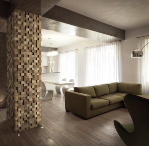 Modern Wall Decoration Patterns Created with Pixel Techniques and Wood ...