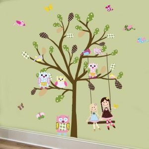Quick, Modern Kids Room Decorating, Tree Theme in Wall Stickers and Decals