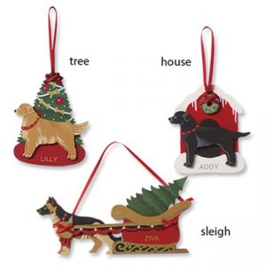 Dogs and Pigs, Christmas Tree Decorations Bringing Animal Themes