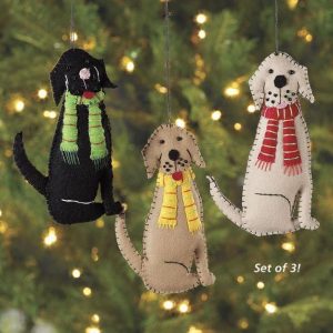 Dogs and Pigs, Christmas Tree Decorations Bringing Animal Themes