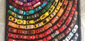 Wall Decorating with Toy Cars, Kids Storage and Organization Ideas