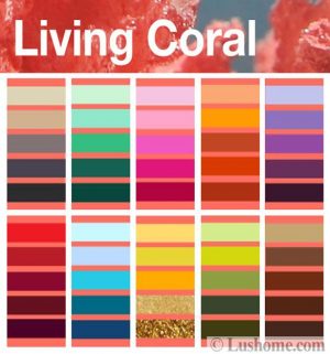 Modern Coral Pink Color Schemes, Ready to Use Color Combinations for ...