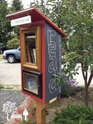 Cute Little Free Library Design Ideas, Recycling for Gifts and Yard ...