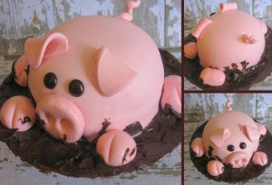 Playful Piglets, Edible Decorations for Your Creative Party Table