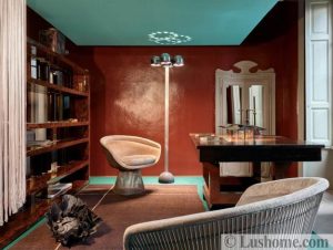 Dark Room Colors and Vibrant Wall Paint Changing Interior Dimensions ...
