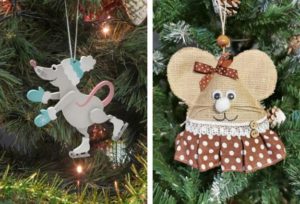 Mice Christmas Tree Decorations, Fairy Tale Themed Christmas Ideas