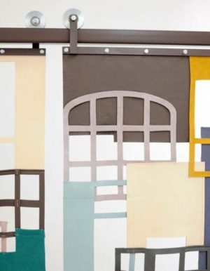 Original Felt Craft Ideas, Perforated Window Curtains